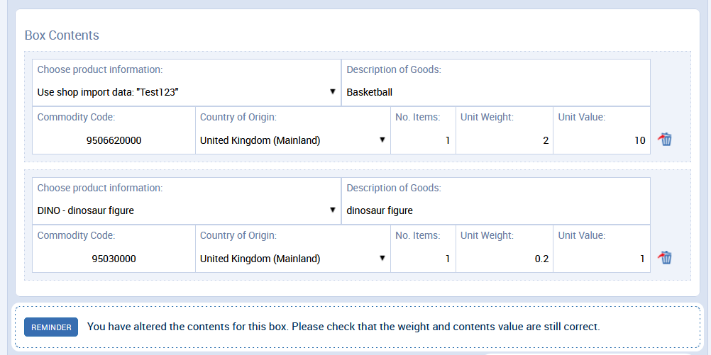 Use your Product Library to amend shop imports